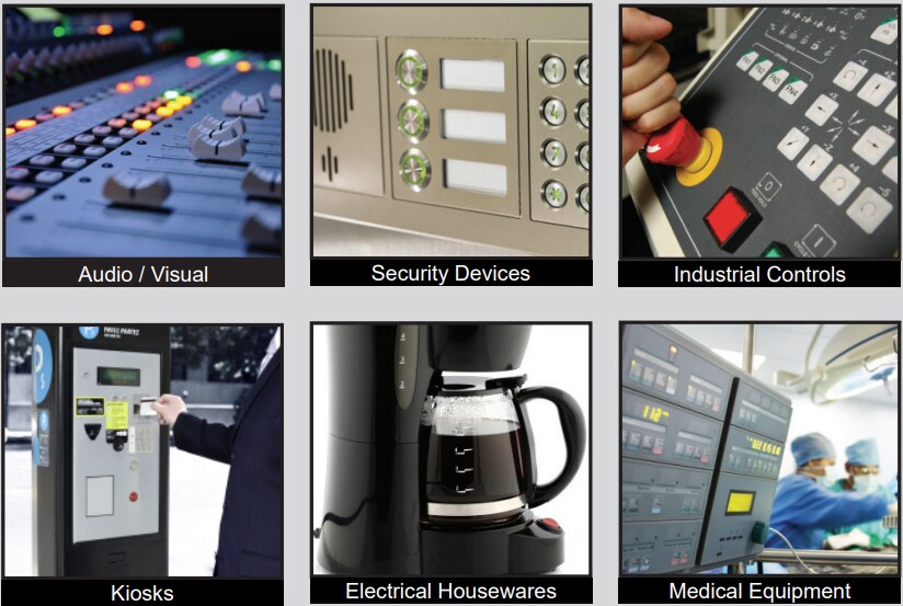 PVHC4 Anti-Vandal Pushbutton Switches - E-Switch | Mouser